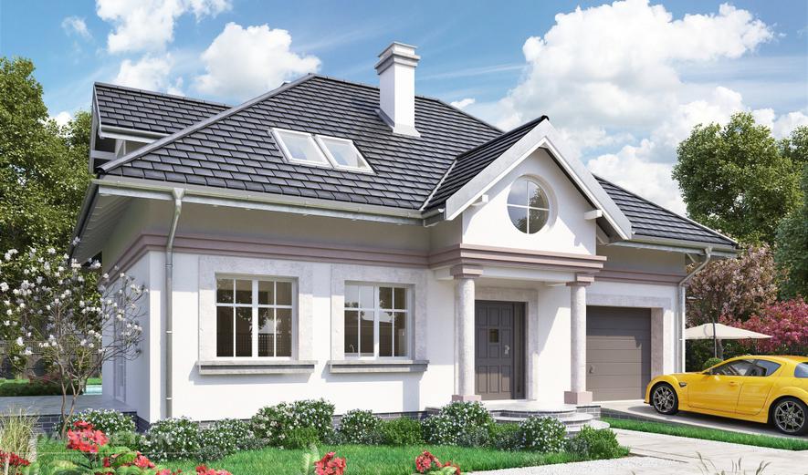 projekt domu AN871 Nowy Dworek-2 (871) - Murator projekty