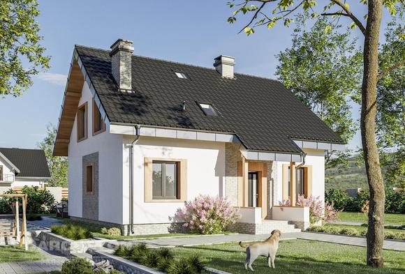 projekt domu AN1215 Kuklik (1215) - Murator projekty