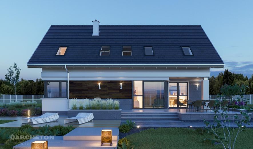 projekt domu AN1530 Zenon Rex (1530) - Murator projekty