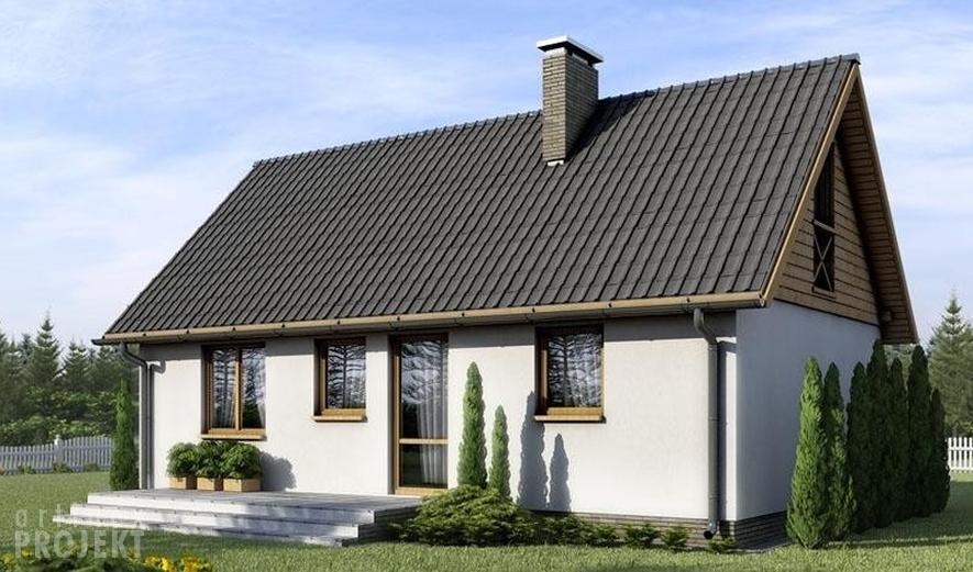 projekt domu D155 Projekt domu D155 - Danusia - Murator projekty