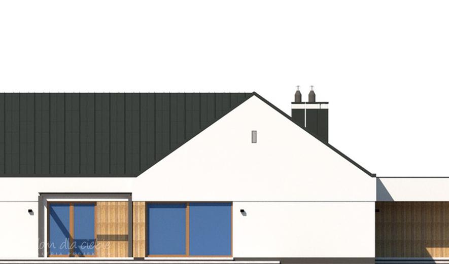 projekt domu DD1597 Magnetyt z garażem 2-st. [A] - Murator projekty