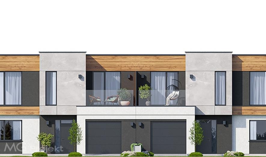 projekt domu MG0662 Qubik 3 - Murator projekty