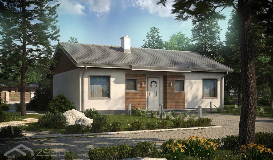 projekt domu Z7D Projekt domu Z7 D - Murator projekty