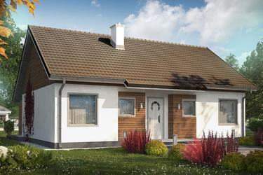 projekt domu Z7D30GP Projekt domu Z7 D 30 GP - Murator projekty