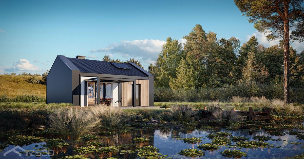 projekt domu Z451D Projekt domu Z451 D - Murator projekty